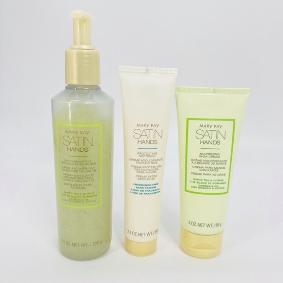 Mary Kay | Skincare | Mary Kay Satin Hands Pampering Set White Tea ...
